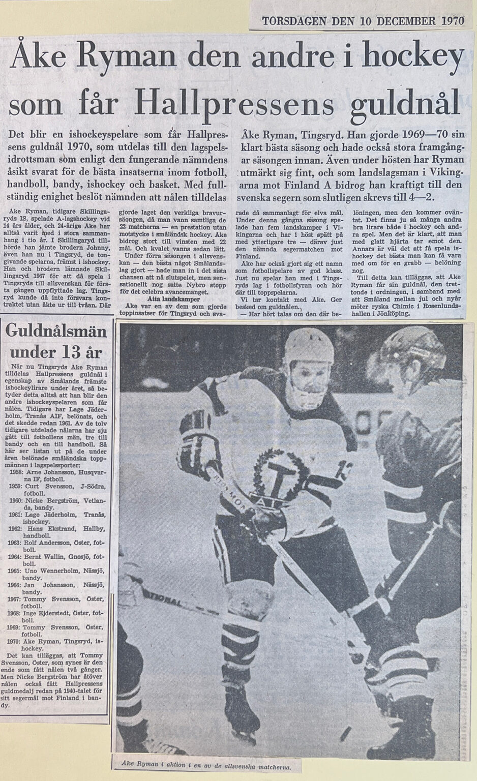 Bröderna Ryman blir Hall of fame – Skivaryd